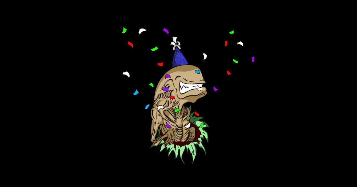 Surprise chest-burster - Xenomorphs - Sticker | TeePublic