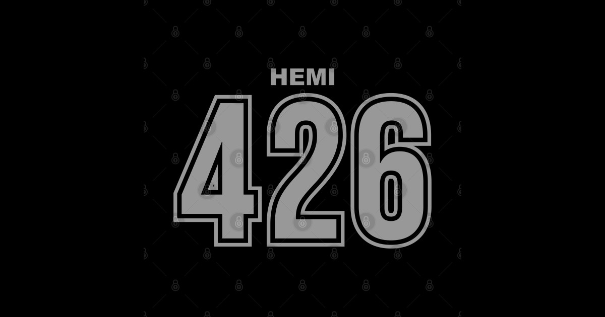 426 Hemi Engine - Hemi - Sticker | TeePublic