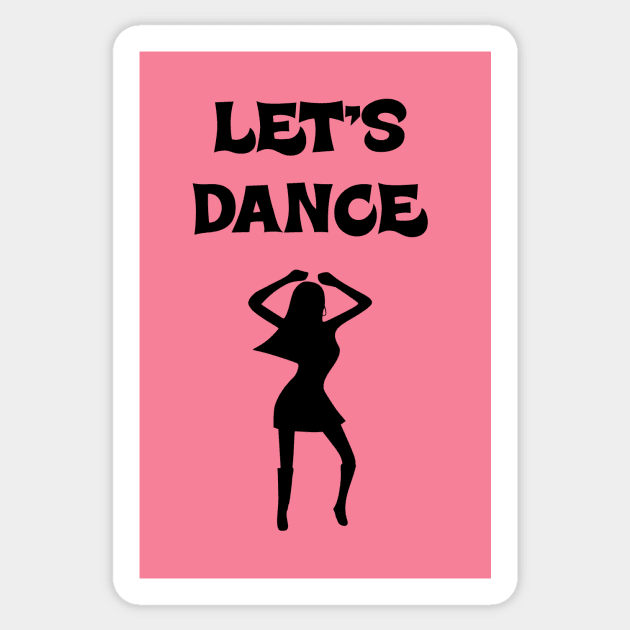 Let's Dance - Dancing Women - Sticker | TeePublic