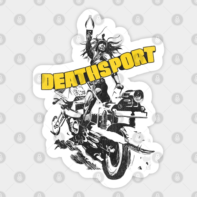 DEATHSPORT / 70s Dystopian Sci Fi Movie - Sci Fi Movies - Sticker ...