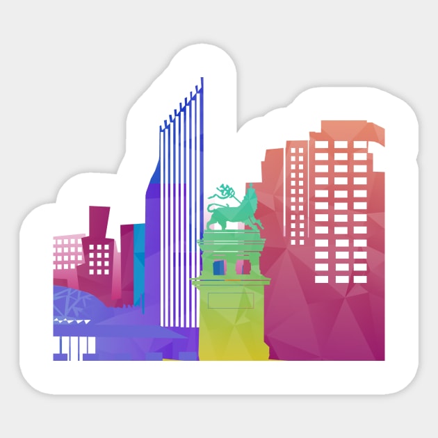 from the city of addis ababa - Ethiopian - Sticker | TeePublic