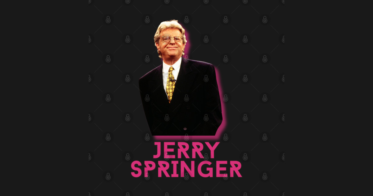 Jerry springer\\original retro fan art - Jerry Springer - T-Shirt ...