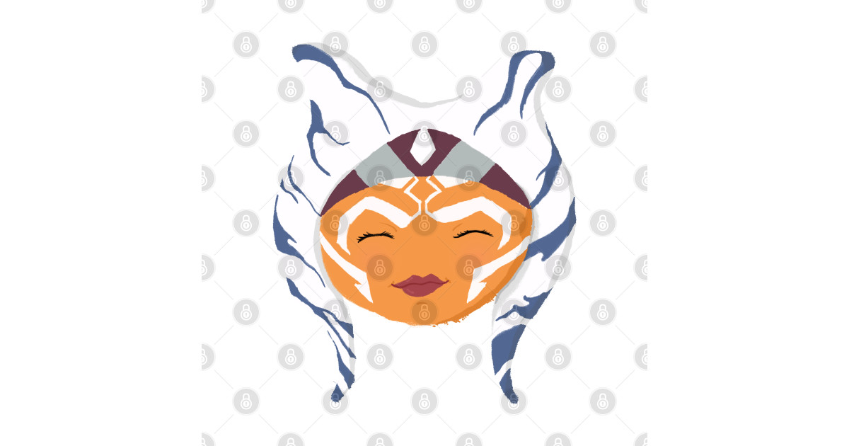 Chibi smiling Ahsoka - Ahsoka - T-Shirt | TeePublic