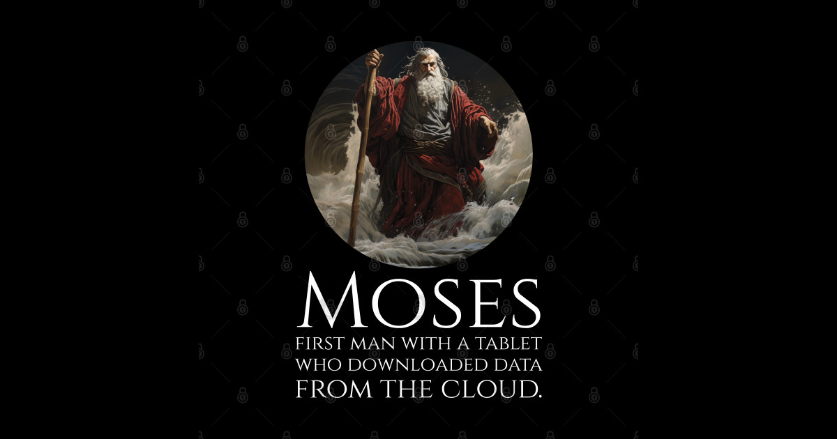 Moses Ten Commandments Meme - Funny Religious Pun - Moses - Posters and ...
