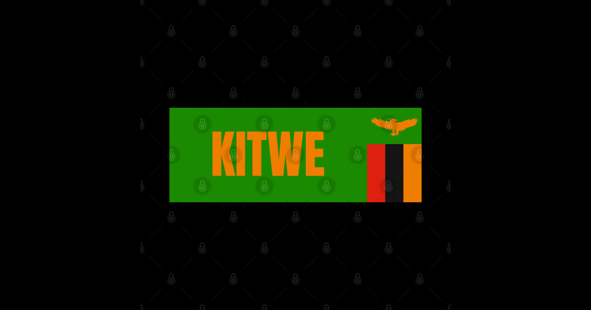 Kitwe City in Zambian Flag - Zambian Flag - Sticker | TeePublic