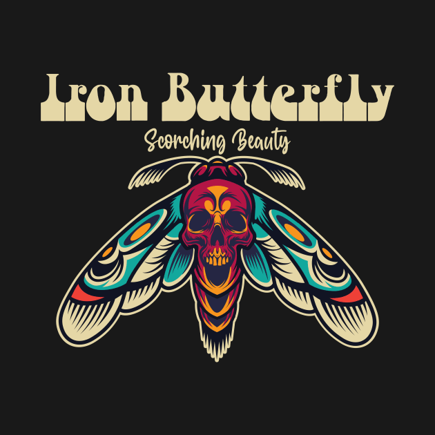 Iron Butterfly In The Garden Of Eden - Iron Butterfly - T-Shirt | TeePublic