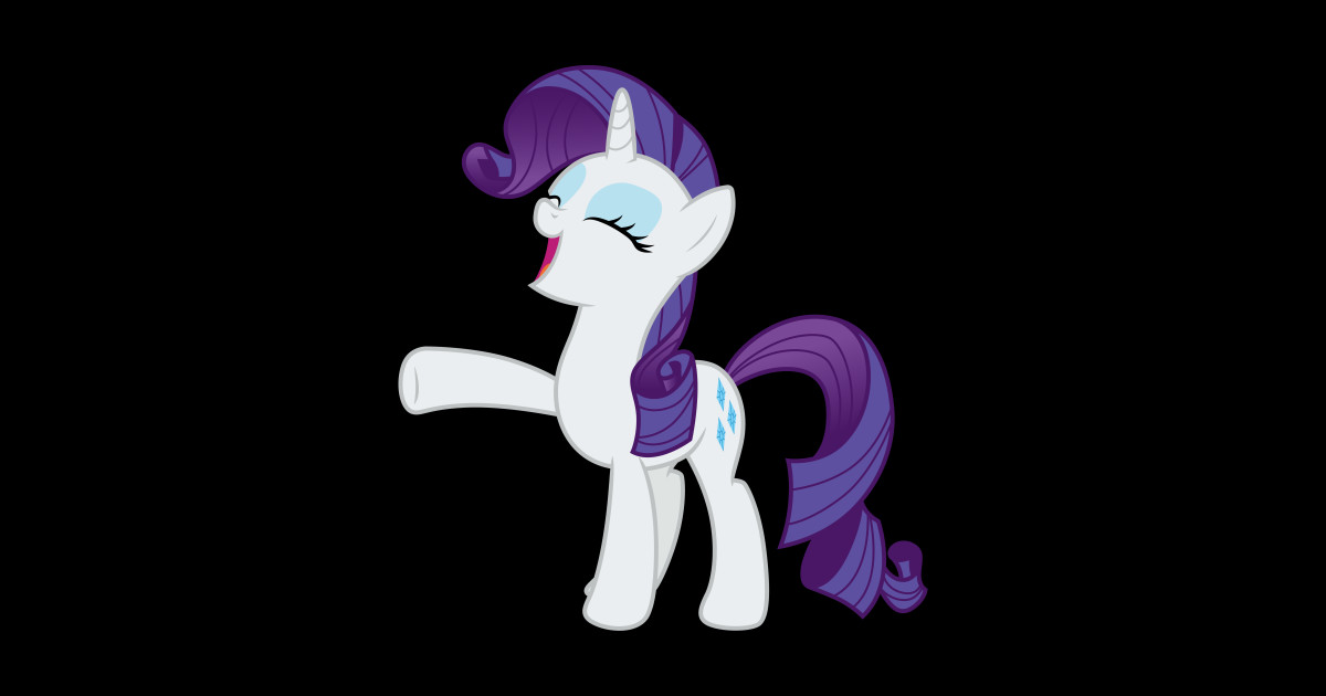 Rarity singing - My Little Pony - T-Shirt | TeePublic