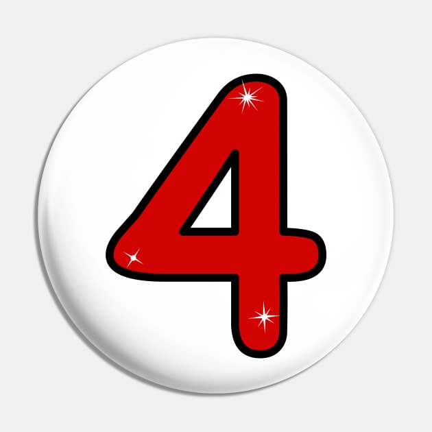 fourth, four, number four, 4 years, 4 year old, number 4, Numeral 4 ...