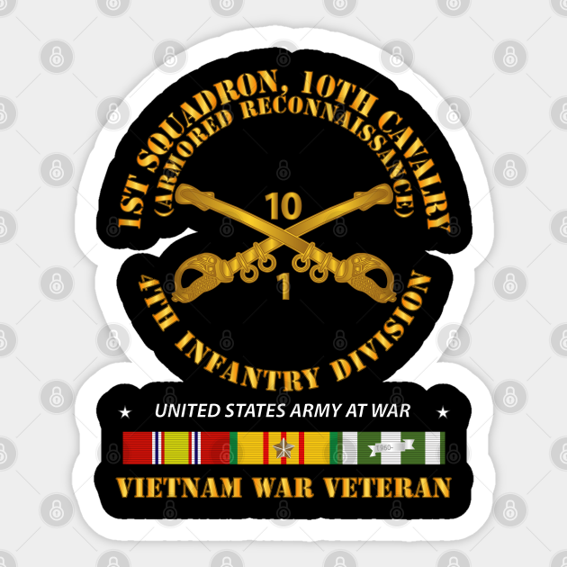 1st Sqdrn 10th Cav Regt - Armored Recon w Cav Br - VN SVC - 1st Sqdrn ...