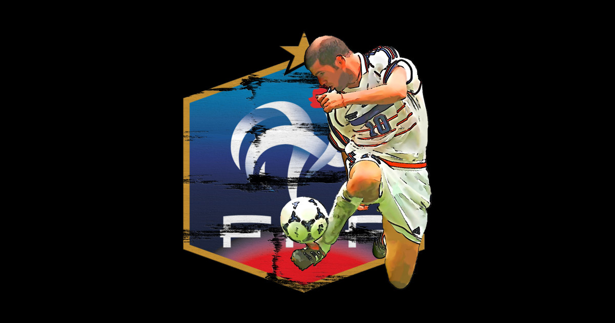 zinedine zidane - Zidane - Sticker | TeePublic