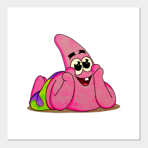 Cute Patrick - Spongebob Squarepants - Posters and Art Prints | TeePublic
