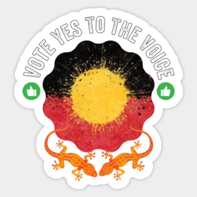 Aboriginal voice - Aboriginal Voice - Sticker | TeePublic