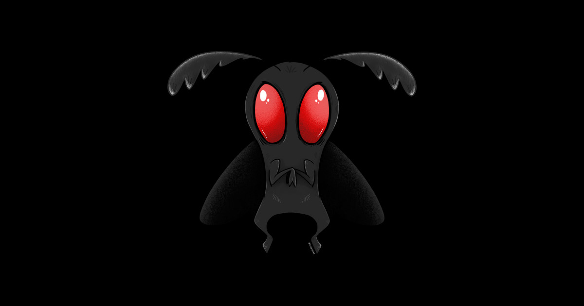 Lil' Mothman (No Back) - Mothman - Sticker | TeePublic