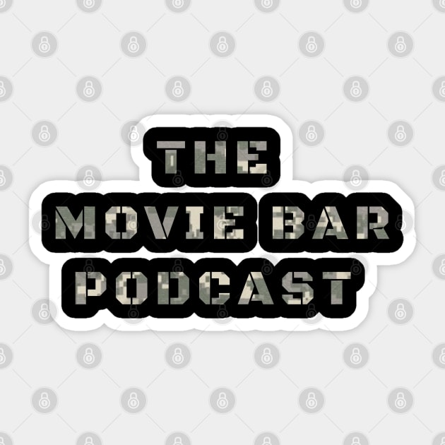 THE MOVIE BAR LOGO (ACU) - Movie Bar Podcast - Sticker | TeePublic