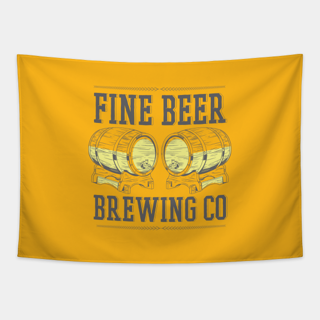 Brewing Co Beer Tapestry Teepublic