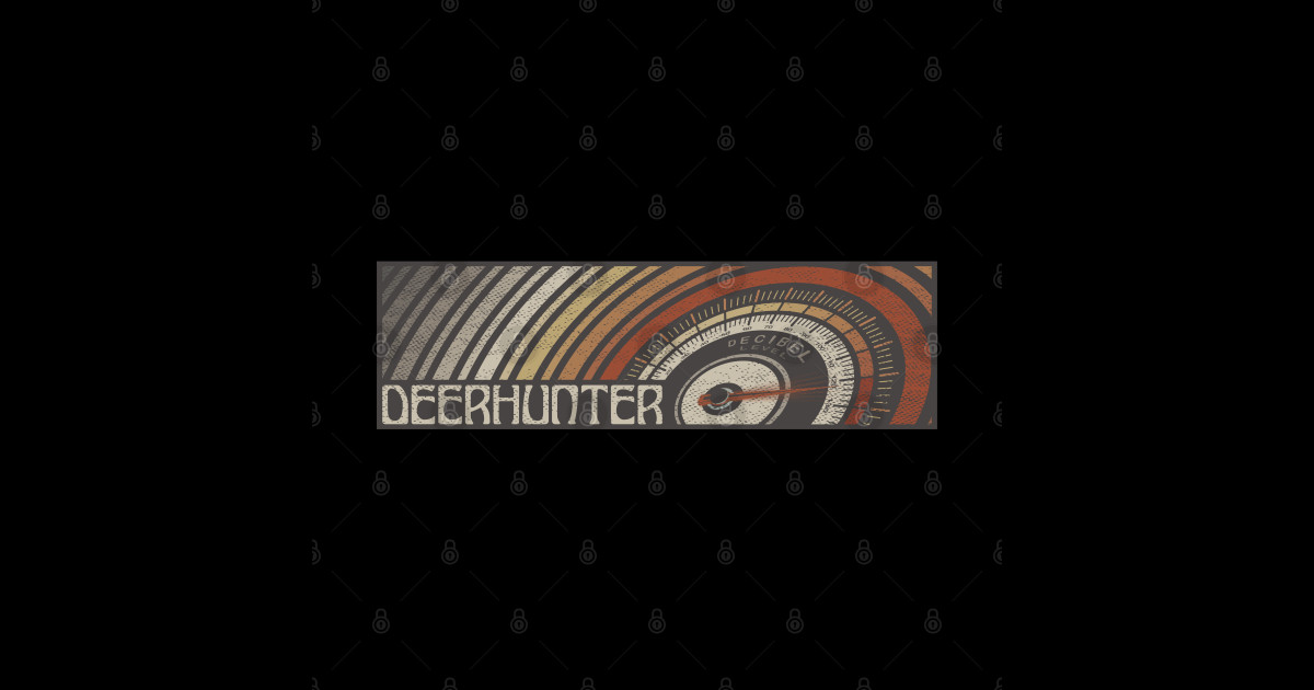 Deerhunter Decibel Level - Musician - Sticker | TeePublic
