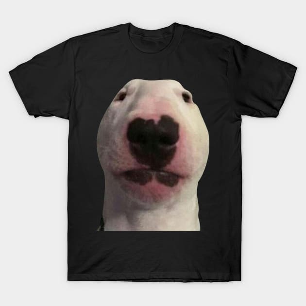 Staring Forward Dog Meme - Meme - T-Shirt | TeePublic