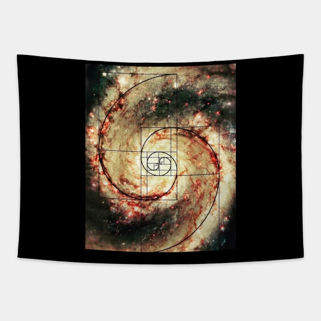 Golden Ratio - Galaxy - Fibonacci Spiral - Golden Ratio - Tapestry | TeePublic
