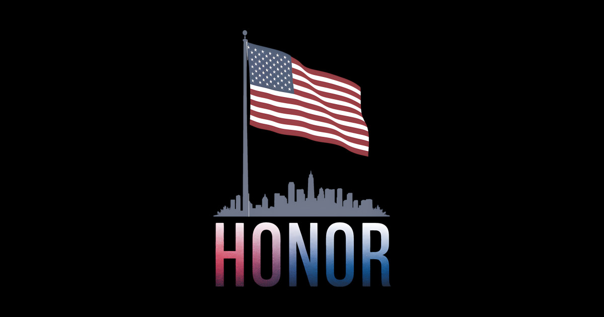 Honor - American Flag Half Staff Patriotic Appreciation Love - Memorial ...