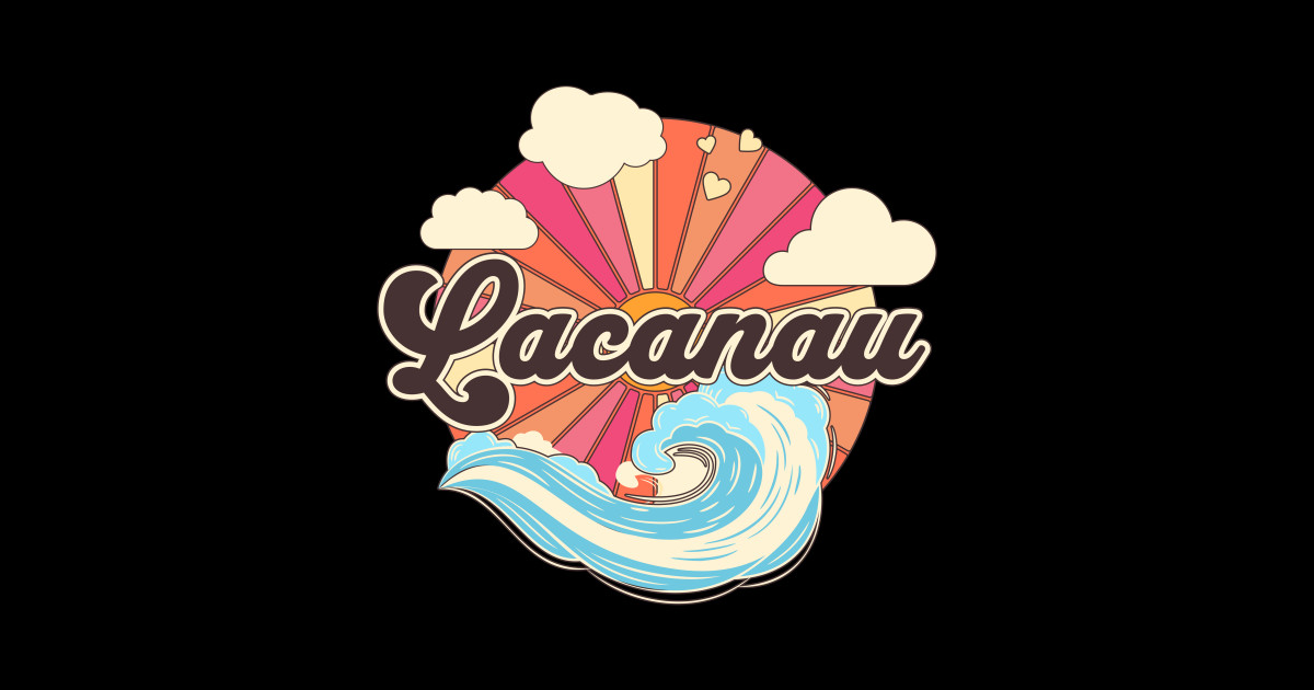 Lacanau France Colorful Retro 80s - 80s - Sticker | TeePublic
