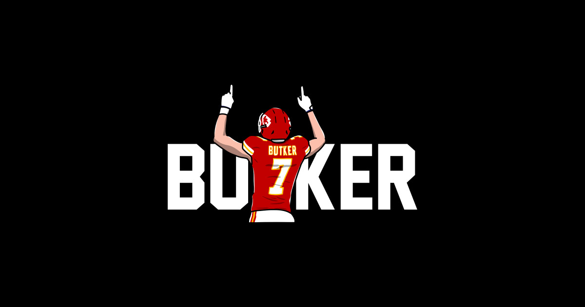 Butker - Harrison Butker - Sticker | TeePublic