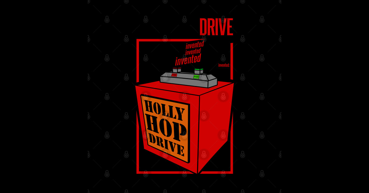 The Holly Hop Drive - Red Dwarf - Sticker | TeePublic
