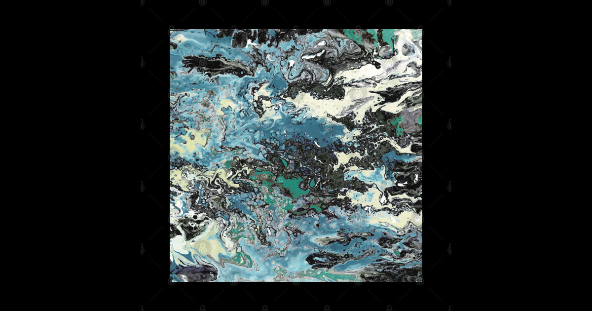 Earth Swirls - Paint Pour/ Fluid Art - Unique and Vibrant Abstract ...