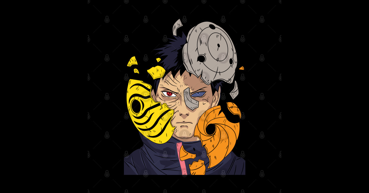 Obito Mask Anime Fanart - Obitouchiha - Tapestry | TeePublic