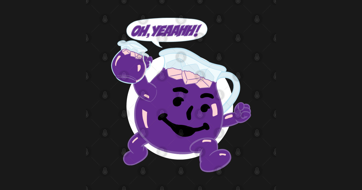 Kool aid man purple 2 - Kool Aid Man - T-Shirt | TeePublic