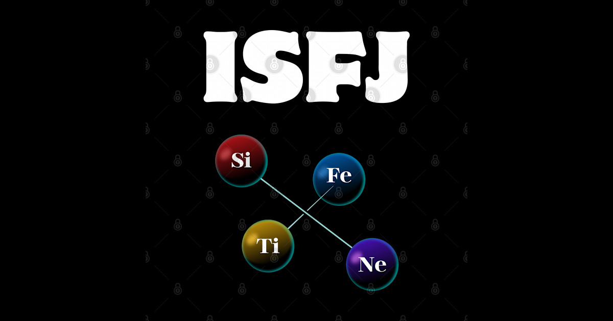 ISFJ Cognitive Stack, MBTI Design - Isfj - Sticker | TeePublic