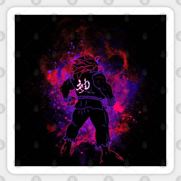 Evil Fighter Art - Street Fighter - Sticker | TeePublic