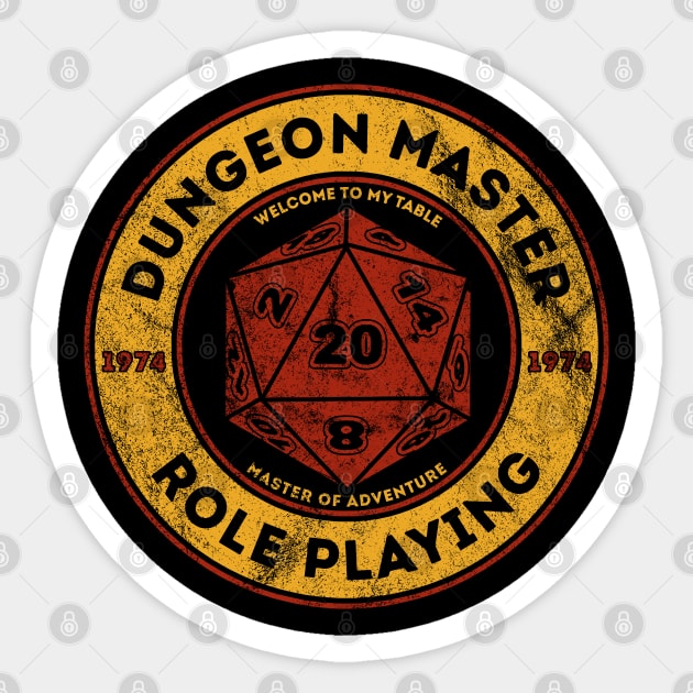 Dungeon Master - Dungeon Master - Sticker | TeePublic
