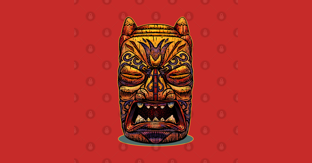 Demon Tiki - Tiki - Hoodie | TeePublic