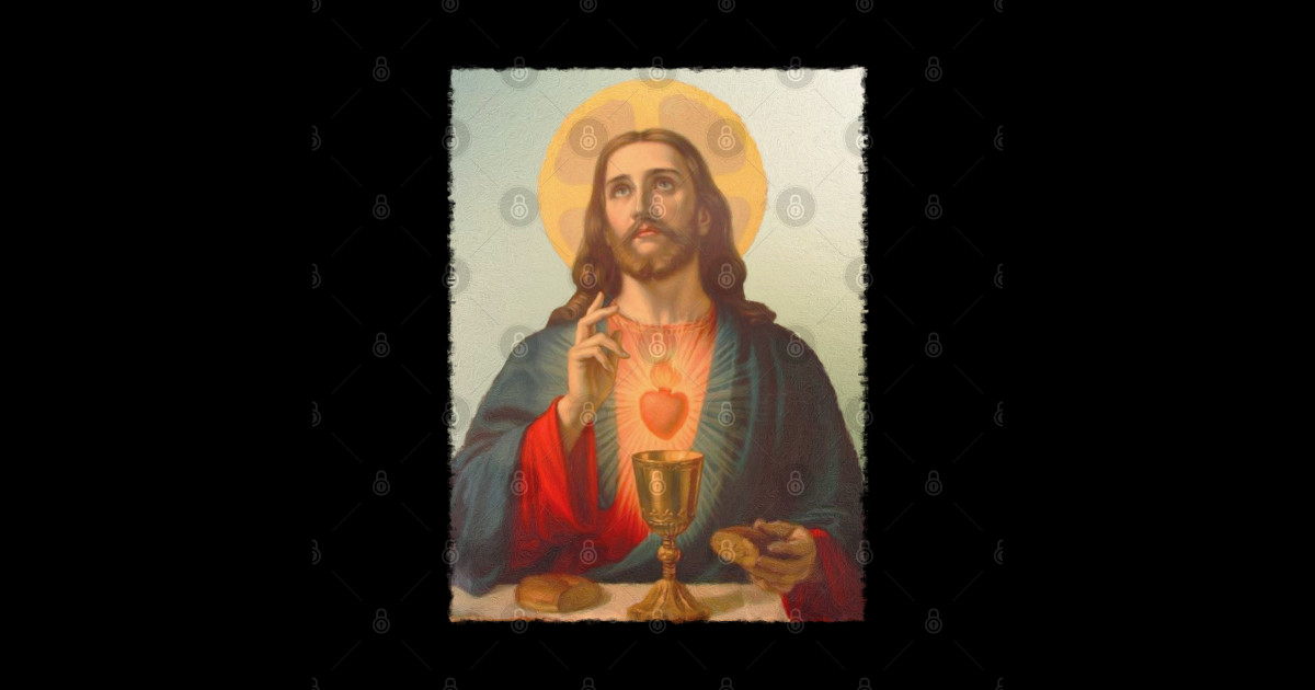 The Lord's Supper - Jesus Christ - Sticker | TeePublic