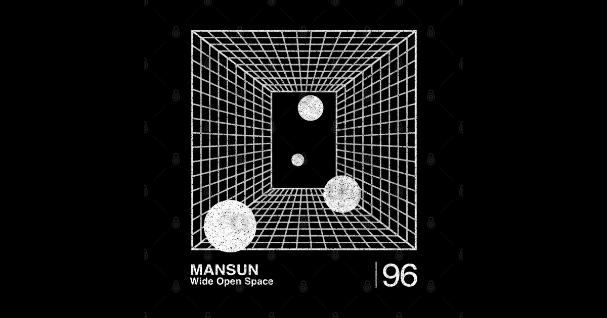 Wide Open Space / Minimalist Graphic Artwork Design - Mansun - Posters ...
