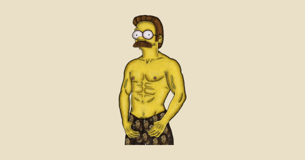 Ned Flanders Ned Flanders Mask Teepublic