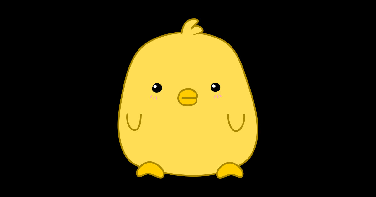 Cute Chibi Chick - Chibi Chick - Sticker | TeePublic