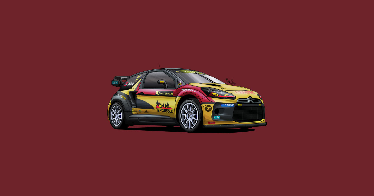 Citroen DS3 WRX - Petter Solberg - Citroen Ds3 - T-Shirt | TeePublic