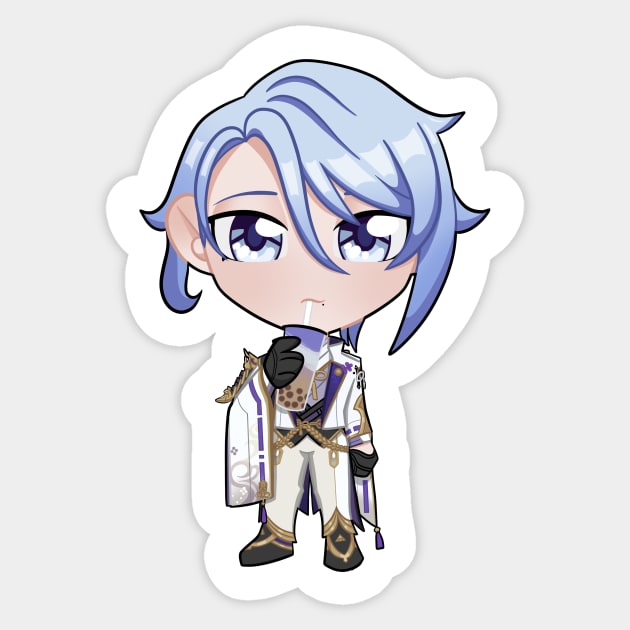 Kamisato Ayato - Genshin Impact - Sticker | TeePublic