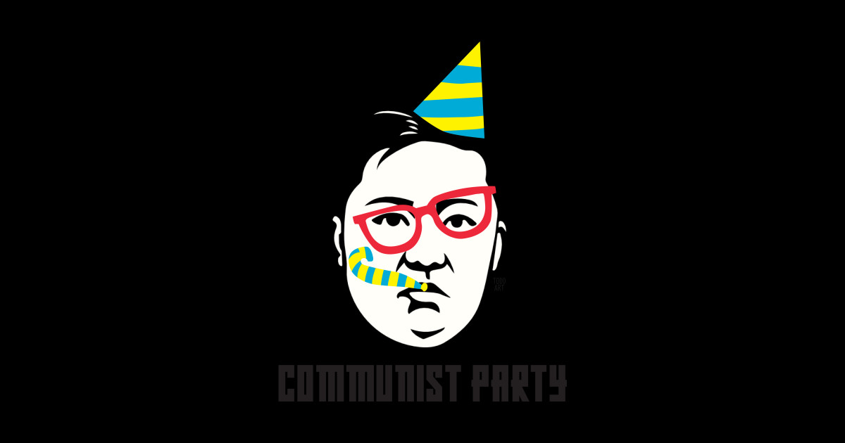 COMMUNIST PARTY - Political - Sticker | TeePublic