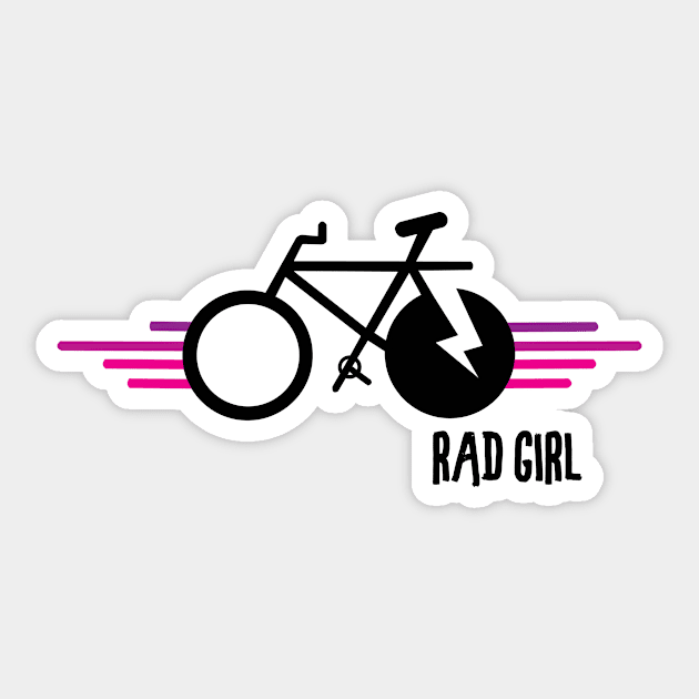 Rad girl - Rad Girl - Sticker | TeePublic