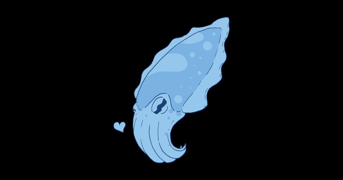 Cuttlefish - Cute - Sticker | TeePublic