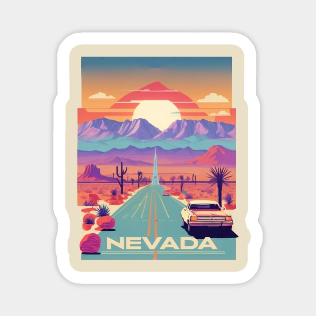 Nevada Vintage Design - Nevada - Sticker | TeePublic