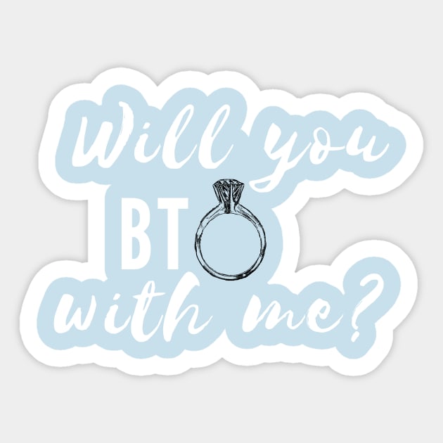 Will you BTO with me? - Singapore - Sticker | TeePublic