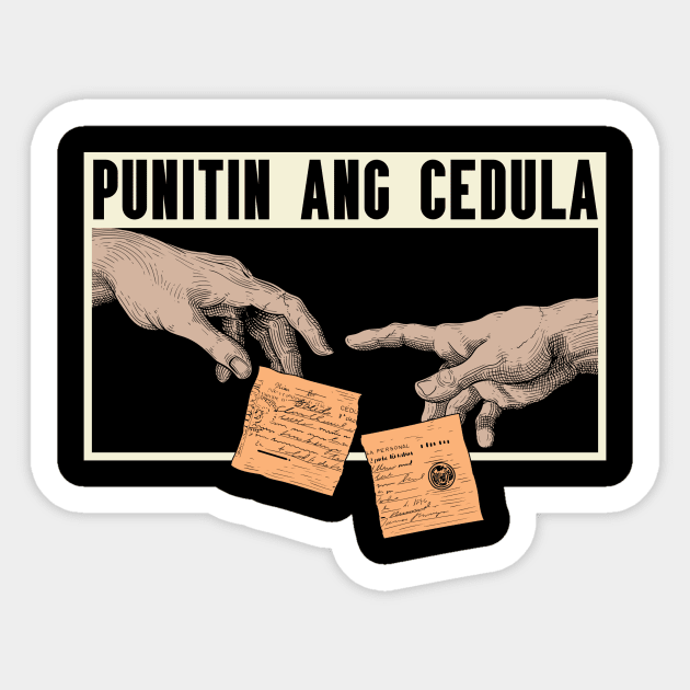 Punitin and Sedula - Creation Of Adam - Sticker | TeePublic