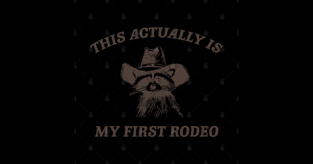 this actually is my first rodeo | funny raccoon trash panda meme ...