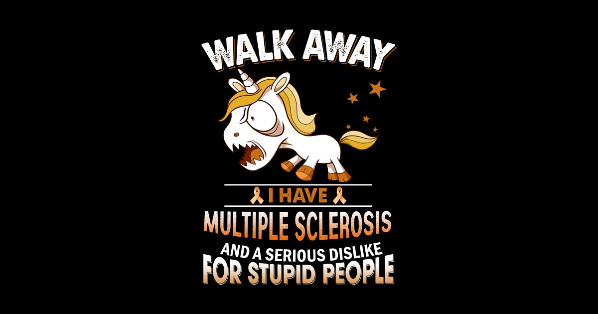 funny multiple sclerosis grumpy unicorn warrior - Multiple Sclerosis ...