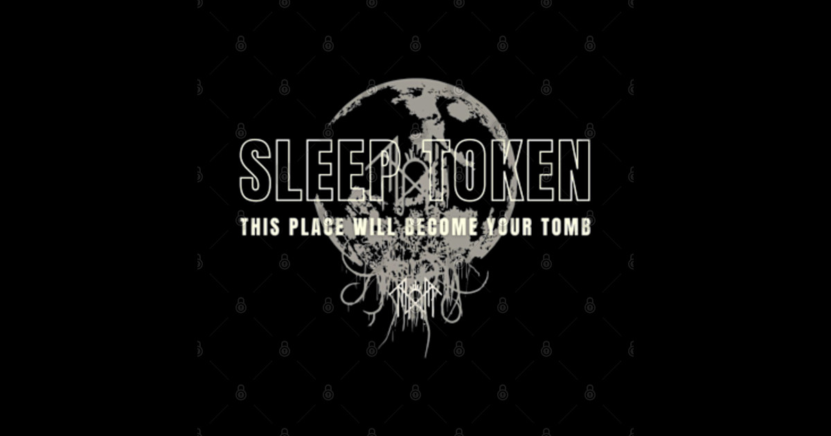 Sleep Token Moon - Sleep Token - Sticker | TeePublic