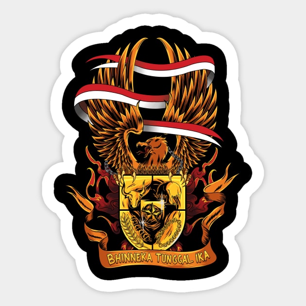 Garuda - Garuda - Sticker | TeePublic