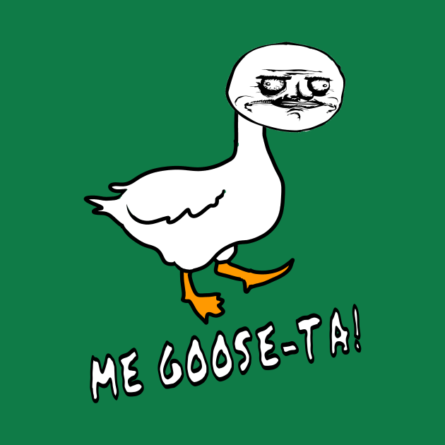 Me Goose-Ta Ancient Meme Graphic Goose - Me Gusta - Tapestry | TeePublic